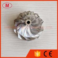 China G25-660 55.20/69.70mm 10+0 Blades turbo aluminum 2618/Milling/billet compressor wheel for sale