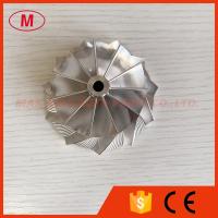 China GTX3576 reverse 58.00/76.13mm 11+0 blades high performance turbo Milling/aluminum 2618/billet compressor wheel for sale