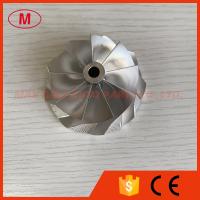 China reverse 54.28/67.40mm 9+0 Blades point milling turbo aluminum 2618/billet compressor wheel bore:6.35mm for sale