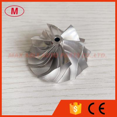 China TD03 14T close reverse 39.55/51.00mm 6+6 blades LEP Style high performance Turbo aluminum 2618/billet compressor wheel for sale