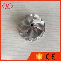 China CT01 reverse 54.00/67.00mm 7+7 blades high performance turbo milling/aluminum 2618/billet compressor wheel for sale
