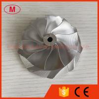 China custom reverse 68.00/87.00mm 9+0 blades Point Milling,Snake Curve Turbo milling/aluminum 2618/Billet compressor wheel for sale