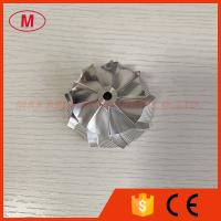 China RHF55 52.56/68.01mm 9+0 Blades milling/aluminum 2618/billet compressor wheel collar:10.00mm for sale