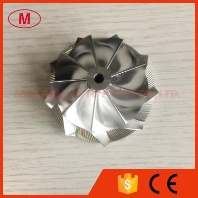 China K04 9+0 blades 49.62/61.98mm high performance turbo milling/aluminum 2618/billet compressor wheel for sale