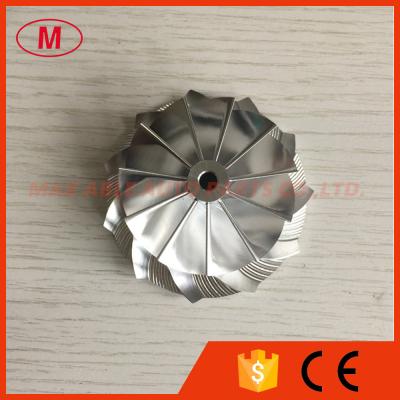 China K04 46.39/60.00mm 5306-123-2014 Upgrade 11+0 blades performance billet compressor wheel for 5304-970-0064 upgrade for sale