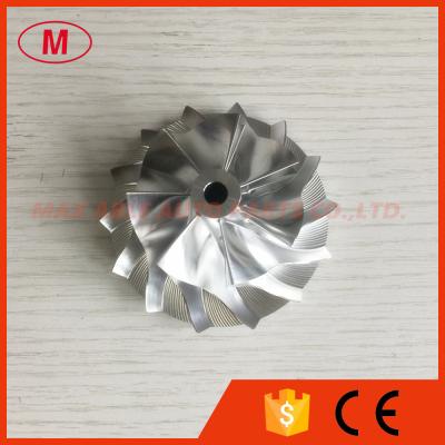 China TB3403 441341-0002 7+7 blades 48.55/69.00mm high performance billet/milling compressor wheel for 452059-5001 for sale