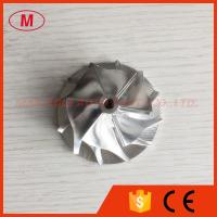 China RHF4H 43.50/60.00mm 6+6 blades high performance turbo turbocharger aluminum 2618/milling/billet compressor wheel for sale