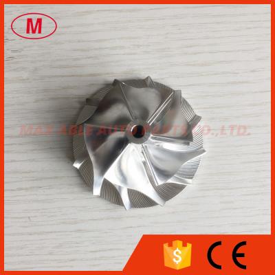 China RHF4H 43.50/60.00mm 6+6 blades high performance turbo turbocharger aluminum 2618/milling/billet compressor wheel for sale