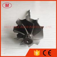 China GT2871R 46.95/53.7mm 9 blades 113mm ball bearingTurbo turbine wheel shaft / turbine shaft&wheel for sale