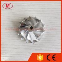China TD05H 16G small 46.48/60.00mm 7+7blades 49178-43300 performance Turbo milling/Aluminum 2618/billet compressor wheel for sale