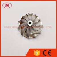 China KP35 forward 42.00/56.02mm 11+0 blades turbo milling/aluminum 2618/billet compressor wheel for sale