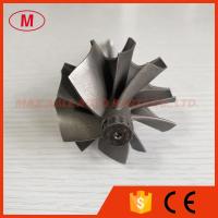 China G30 reverse 55/60mm 5+5 Blades ball bearing turbine shaft wheel/turbine wheel for sale