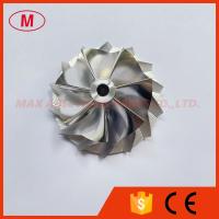 China GT28 reverse 51.80/68.01mm 7+7 blades high performance turbo milling/alumimun 2618 /billet compressor wheel for sale