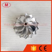 China B03G reverse 54.87/70.98mm 7+7 blades high performance turbocharger milling/aluminum 2618/billet compressor wheel for sale