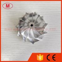 China GT15-25 58.00/76.13mm 11+0 blades turbo Milling/aluminum 2618/billet compressor wheel for sale