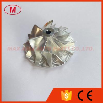 China GT12 6+6 blades 34.10/46.00mm high performance turbo milling/aluminum 2618/billet compressor wheel for sale