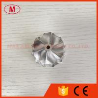 China TD03 39.10/46.00mm 6+6 blades high performance turbocharger milling/aluminum 2618/billet compressor wheel for sale