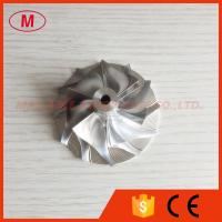 China RHB5 45.50/65.00mm 6+6 blades turbo aluminum 2618/milling/billet compressor wheel for VF10 Upgrade for sale