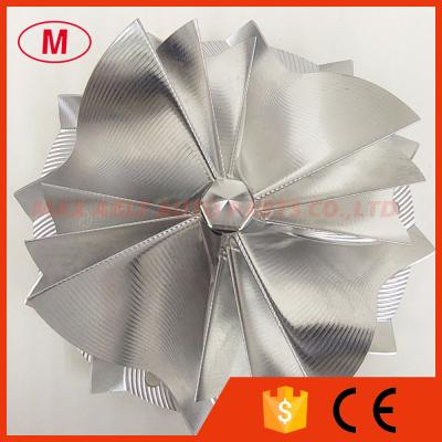 China 85.00/113.00mm 4+4+4 blades Point Milling, Extreme Nose, Performance turbocharger aluminum 2618/billet compressor wheel for sale