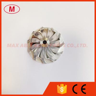 China KP39 5443-123-2012 33.64/46.00mm 11+0 blades turbo milling/aluminum 2618/billet compressor wheel for 5439-970-0022 for sale