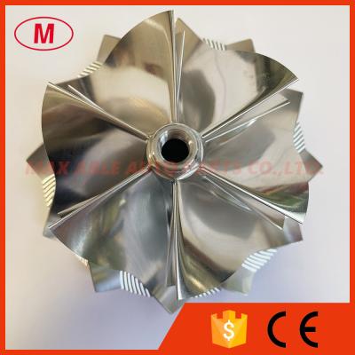 China S400 forward 91.00/117.00mm 6+6 blades high performance turbocharger milling/aluminum 2618/billet compressor wheel for sale