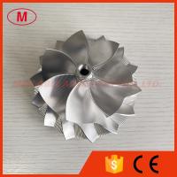 China S400 88.80/122.00mm 7+7 blades Point Milling Inverse Curve Performance  turbo Aluminum 2618/billet compressor wheel for sale