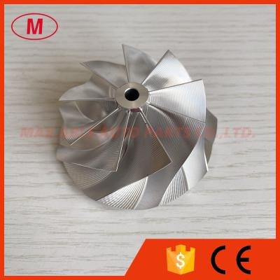 China 55.00/68.00mm reverse 9+0 blades point milling turbocharger milling/aluminum 2618/billet compressor wheel for sale