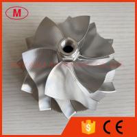 China S400 76.20/105.84mm 6+6 blades Point Milling_Inverse Curve, Performance Design Bullet Head turbo billet compressor wheel for sale