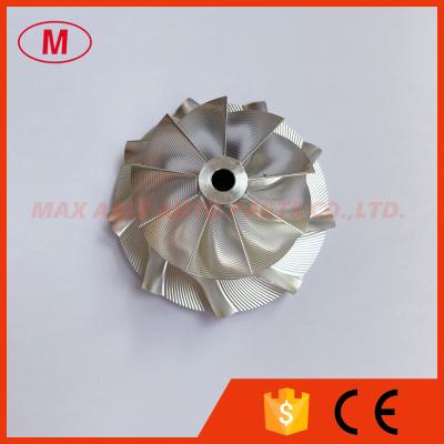 China S100 50.00/68.01mm 9+0 blades point milling high performance turbo milling/aluminum 2618/billet compressor wheel for sale