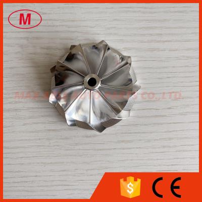 China K16 51.03/61.98mm 9+0 blades high performance turbo aluminum 2618/milling/ billet compressor wheel for turbo for sale