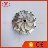 China GT15-25 47.00/61.98mm 9+0 blades Turbo milling/aluminum 2618/billet compressor wheel for sale