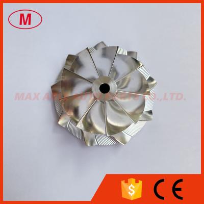 China GT15-25 47.00/61.98mm 9+0 blades Turbo milling/aluminum 2618/billet compressor wheel for sale
