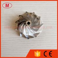China CT26 forward 54.00/71.00mm 11+0 blades Point Milling Snake Curve turbo milling/aluminum 2618/billet compressor wheel for sale