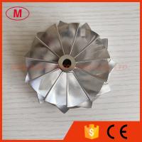 China HX40 70.00/84.00mm 11+0 performance design Turbocharger milling/Aluminum 2618/billet compressor wheel for racing for sale