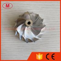 China GT15-25 47.00/61.98mm 7+7 blades Point milling ,high performance,air curve Turbo milling/billet compressor wheel for sale