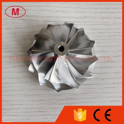 China K04 54.20/66.56mm 6+6 blades turbo milling/aluminum 2618/billet compressor wheel for sale
