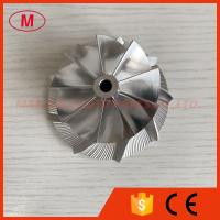 China K16 reverse 49.55/67.00mm 9+0blades high performance turbo milling/aluminum 2618/billet compressor wheel for sale