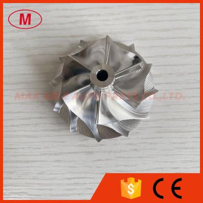 China GTA15-25 41.58/56.03mm 6+6 blades high performance turbo aluminum 2618/billet compressor wheel for sale