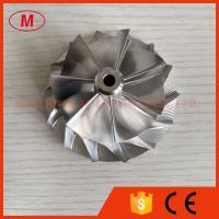 China K24 55.50/76.13mm 7+7 blades Turbocharger milling/aluminum 2618/billet compressor wheel for sale