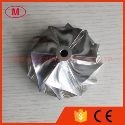 China T04S 58.10/76.07mm 6+6 blades turbo aluminum 2618/milling/billet compressor wheel for racing for sale