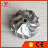 China GT2871 452546-0005 53.11/70.98mm 6+6 blades performance milling/aluminum 2618/billet compressor wheel for 452546-0005 for sale