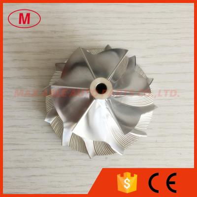 China GT15-25 47.00/61.98mm 6+6 blades high performance Turbo milling/aluminum 2618/billet compressor wheel for sale