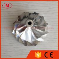 China K16 5324-123-2206 49.62/61.98mm 6+6 blades high performance milling/aluminum 2618/billet compressor wheel for sale