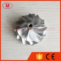 China K16 5324-123-2206 high performance 49.62/61.98mm 6+6 blades milling/aluminum 2618/billet compressor wheel for sale