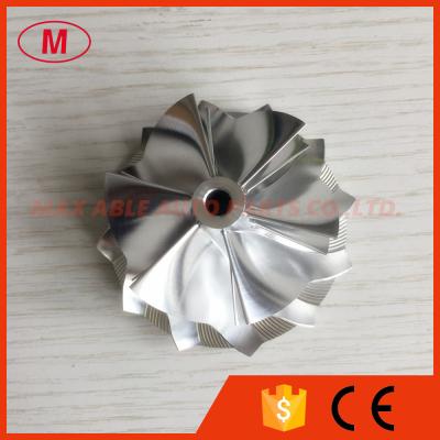 China K16 5324-123-2206 49.62/61.98mm 6+6 blades performance milling/aluminum 2618/billet compressor wheel for TTRS for sale