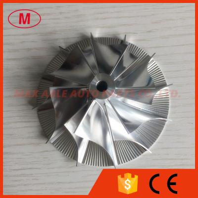 China K16 5324-123-2206 upgrade 51.34/76.69mm 6+6 blades turbo milling/aluminum 2618/billet compressor wheel for sale