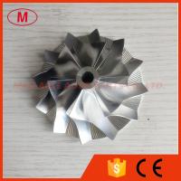 China K23 5223-123-2005 53.50/80.00mm 6+6 blades high performance milling/aluminum 2618/billet compressor wheel for sale