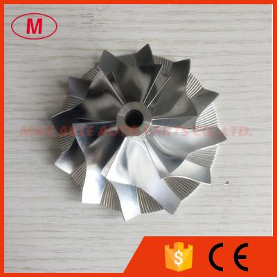 China K23 5223-123-2005 53.50/80.00mm 6+6 blades high performance milling/aluminum 2618/billet compressor wheel for sale
