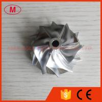 China TB25 431350-0015 39.79/51.37mm 6+6 blades turbo milling/aluminum 2618/billet compressor wheel for 452022/452038/452039 for sale