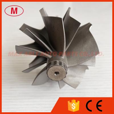 China HX40 67X76mm 5+5 blades turbo wheel/ turbine shaft&wheel journal bearing for sale